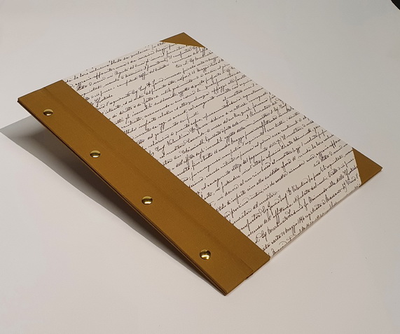 Handgefertigte Mappe DIN A4 • Buchbinderei Boschert - Werkstatt für ...